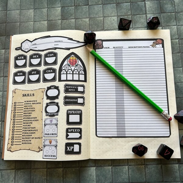 Dnd Campaign Journal - Etsy