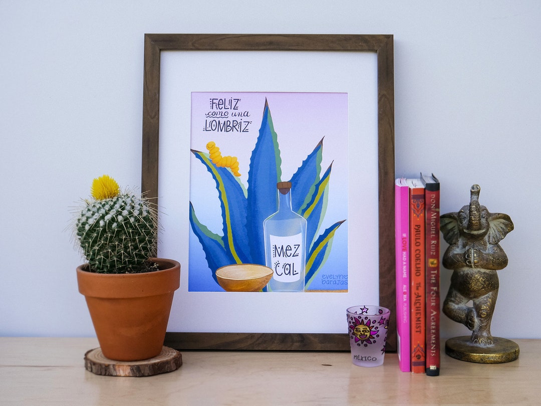 Mezcal / Agave Wandkunst / Oaxaca / Latinx Art / Mexikanischer ...
