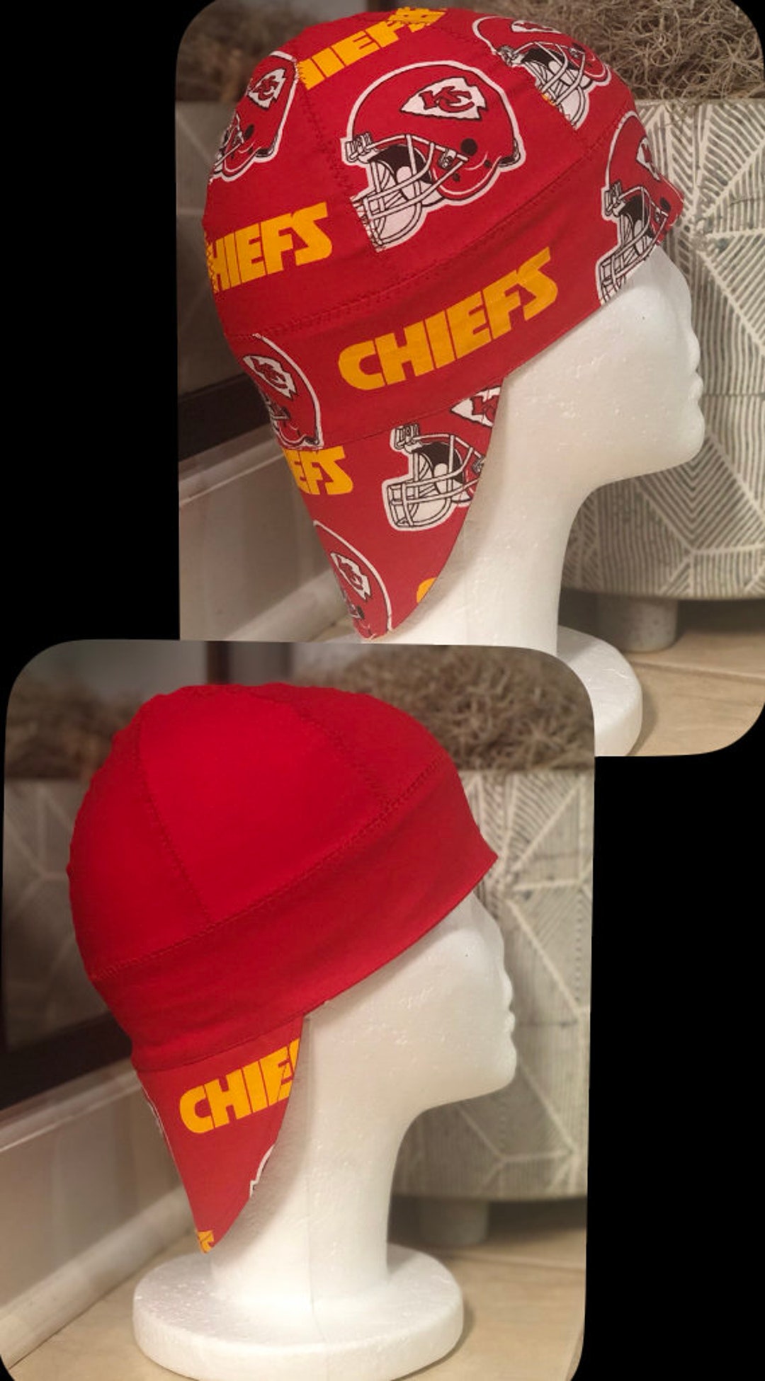 NFL Team Reversible Cotton Welding Caps Biker Helmet Skull - Etsy