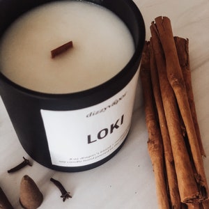 Loki | Dragon’s Blood & Mulled Wine Hand Poured Soy Candle - Etsy