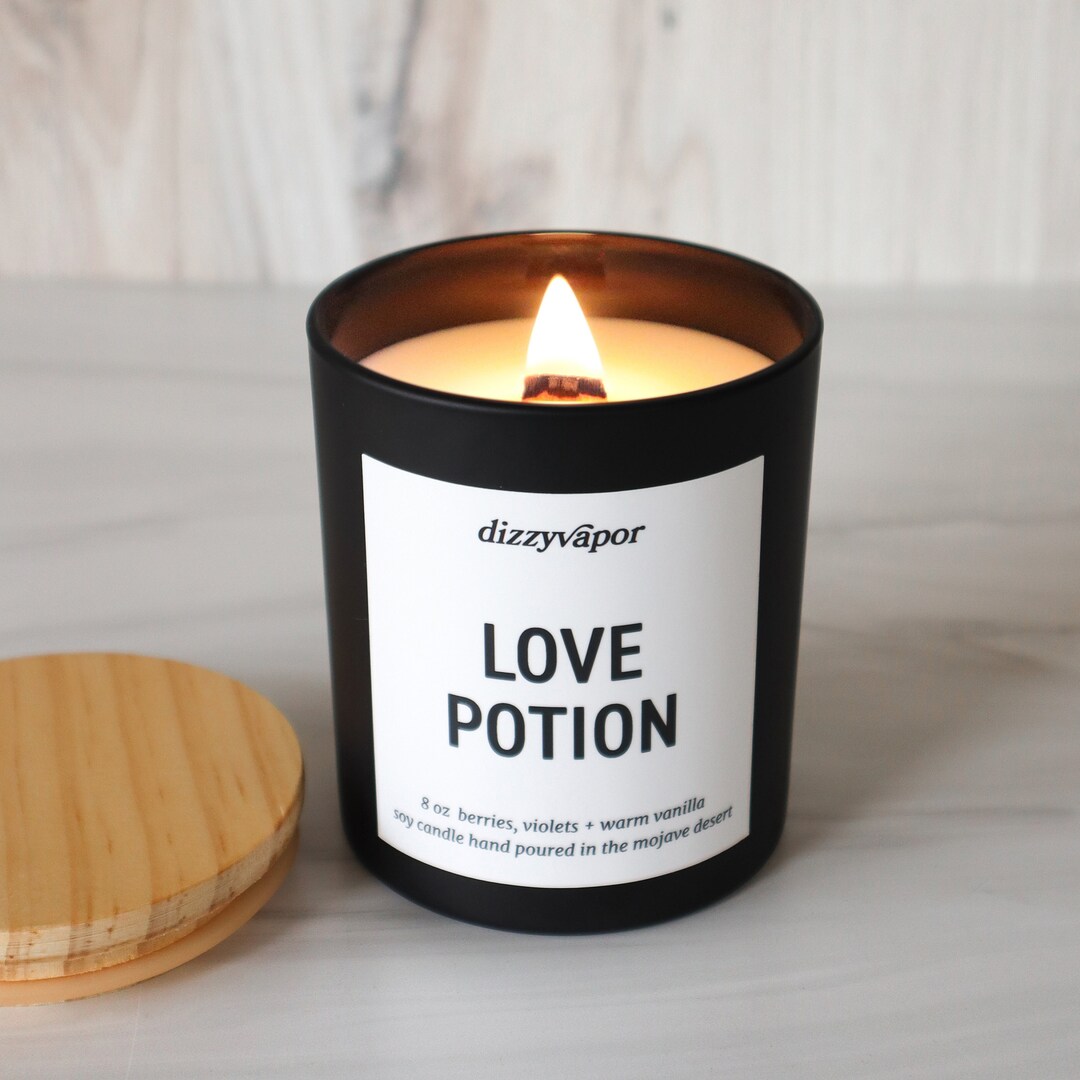 Love Potion | Berries, Violets & Warm Vanilla Hand Poured Soy Candle - Etsy