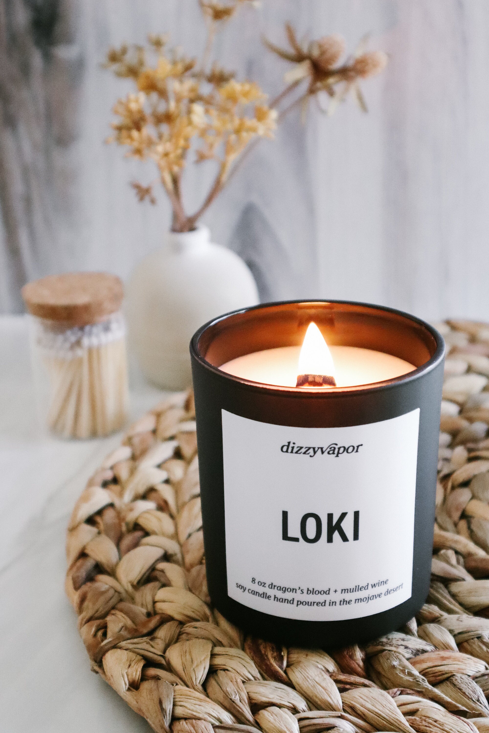 Loki Dragons Blood & Mulled Wine Hand Poured Soy Candle - Etsy