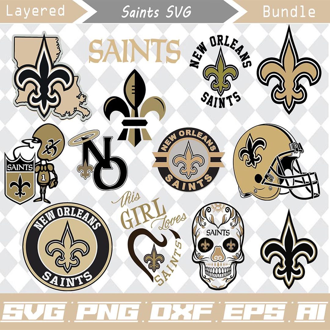 Saints SVG, Saints SVG Bundle, New Orleans SVG, Saints Football Svg ...
