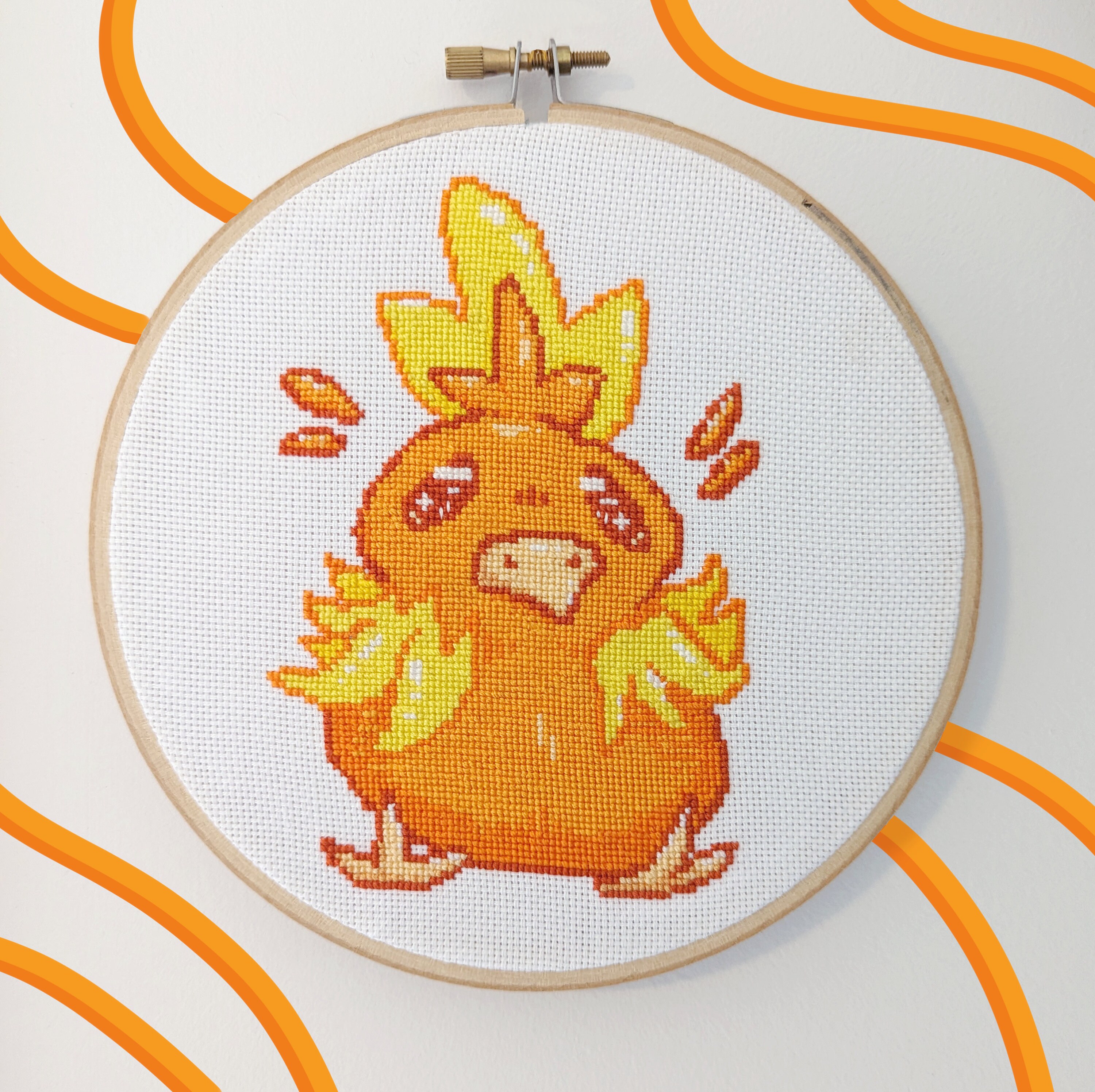 Chibi Torchic Pokemon Cross Stitch PATTERN Hoenn Starters, Sapphire ...