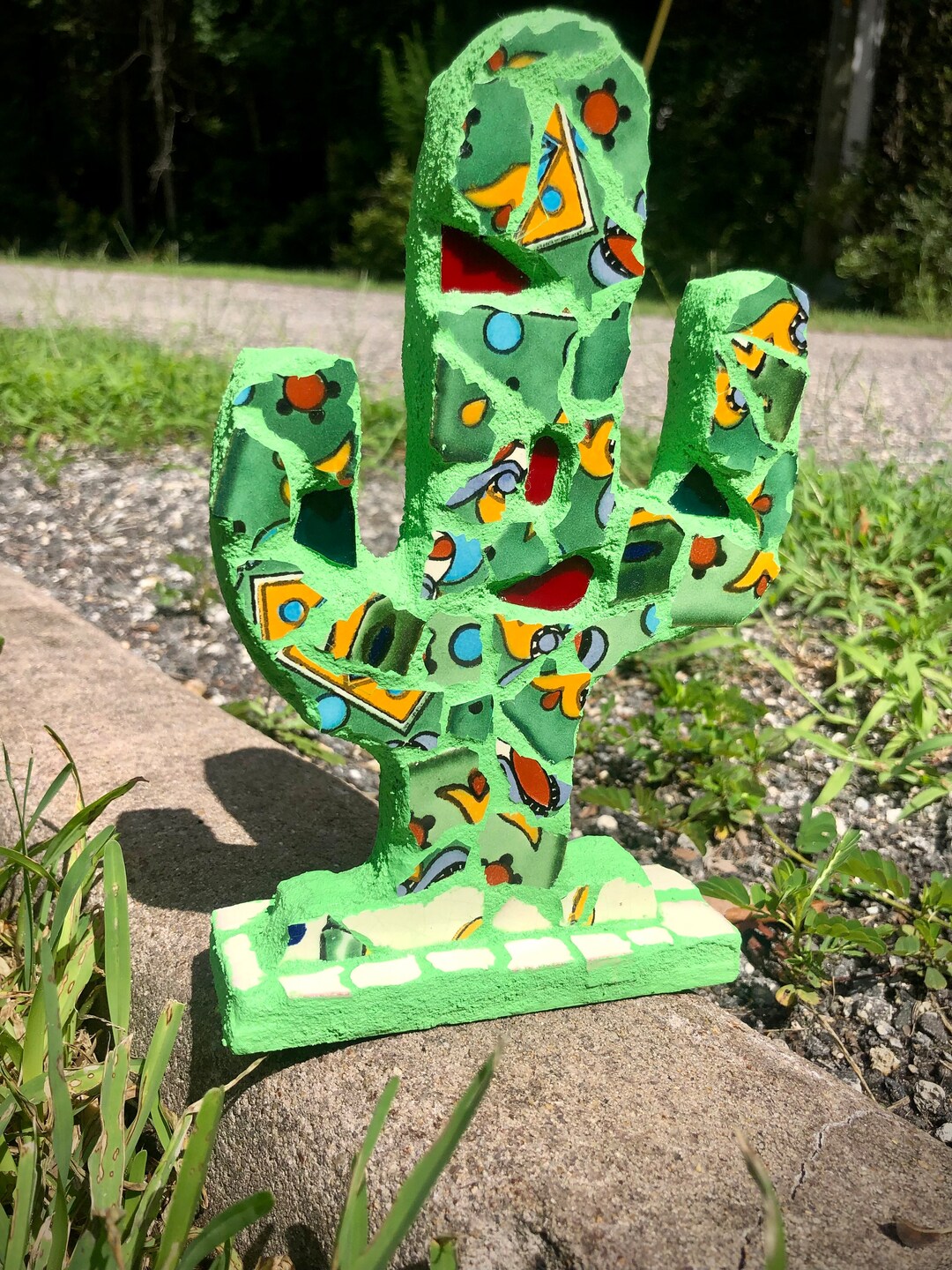 Talavera Cactus Mosaic - Etsy