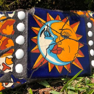 Sun + Moon Mosaic Tile Wall Art - Etsy