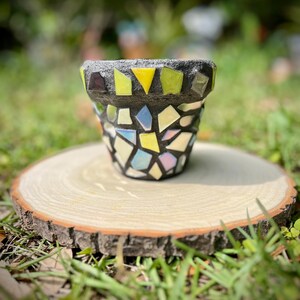 Hello Starshine Mosaic Planter - Etsy
