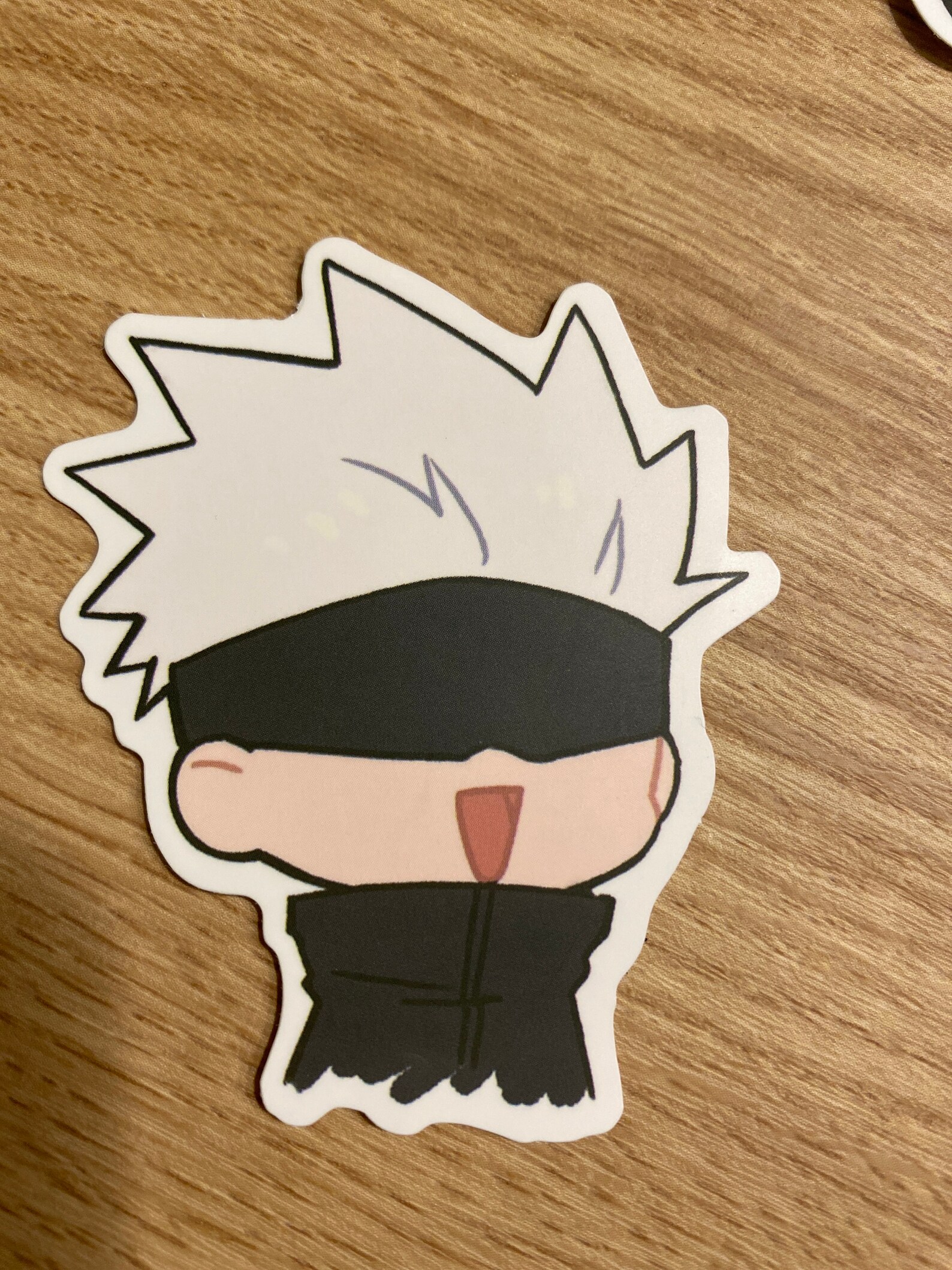 10 Jujutsu Kaisen Stickers Gojo Satoru Waterproof Die Cut | Etsy