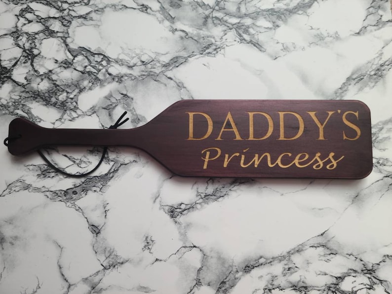 Daddy's Princess Double Sided Paddle, BDSM Paddle, Paddle, Daddy, Sir ...