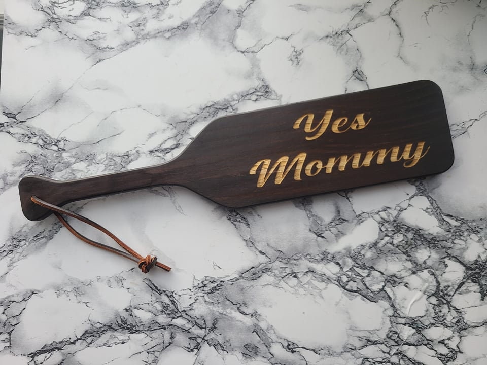 Yes Mommy Paddle BDSM Paddle Paddle Daddy Sir Brat - Etsy