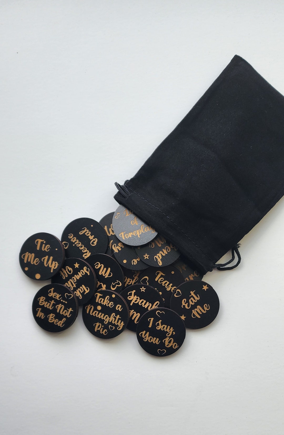 Naughty Tokens (black), Naughty Tokens for Him, Naiughty Tokens for Her ...