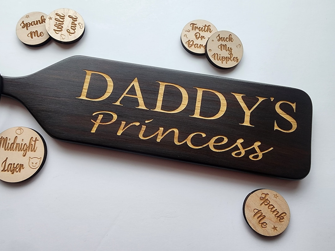 Daddy's Princess Double Sided Paddle, BDSM Paddle, Paddle, Daddy, Sir ...