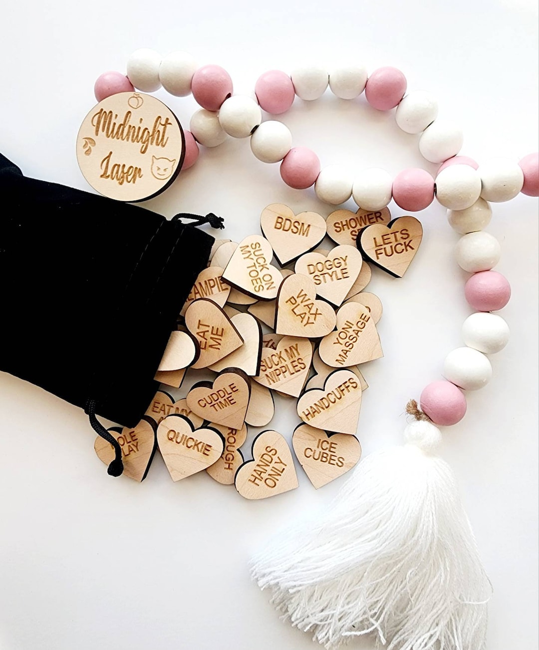 Naughty Tokens, Heart Tokens, Sex Game, Adult Tokens - Etsy
