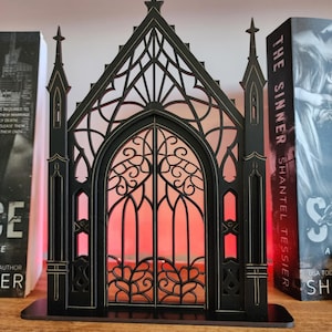 Book Shelf Decor - Cathedral Gates for Book Shelf, Spade Gate, Spade ...
