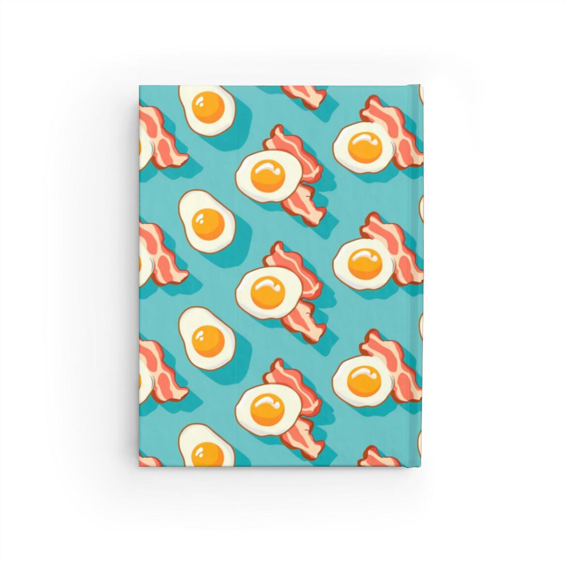Bacon and Eggs Pattern Journal, Personalized Notebook - Etsy