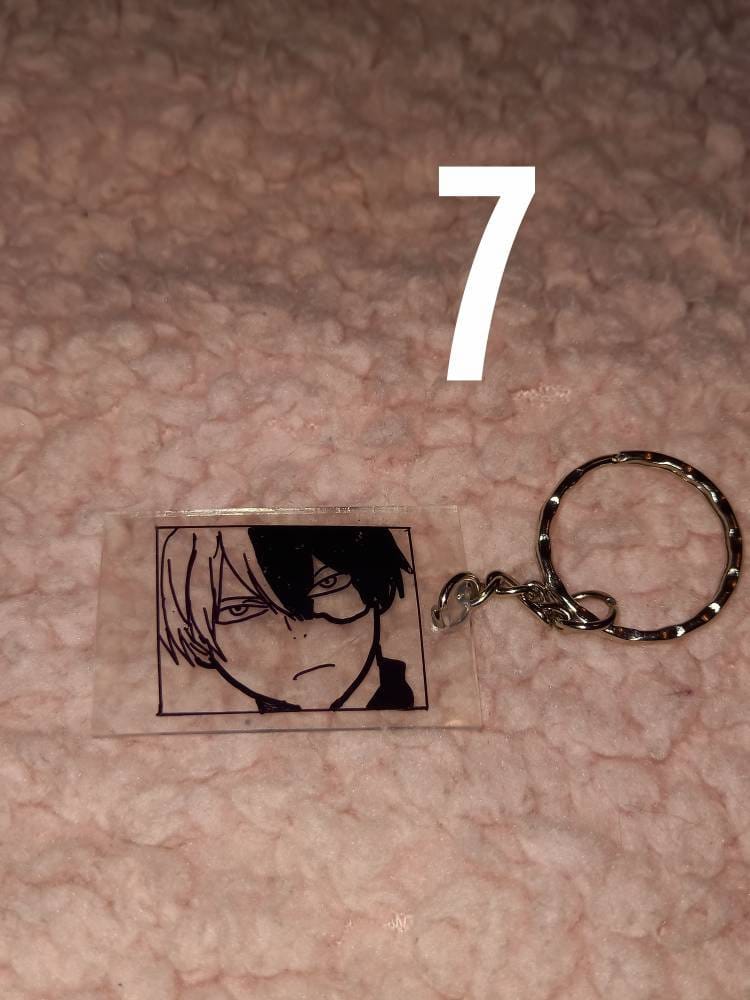 Anime keyrings | Etsy