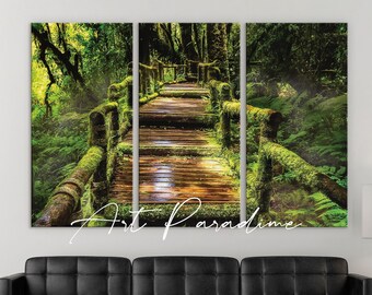 Jungle Path Art - Etsy