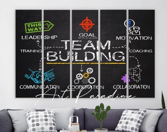 Team Work Wall Decor - Etsy