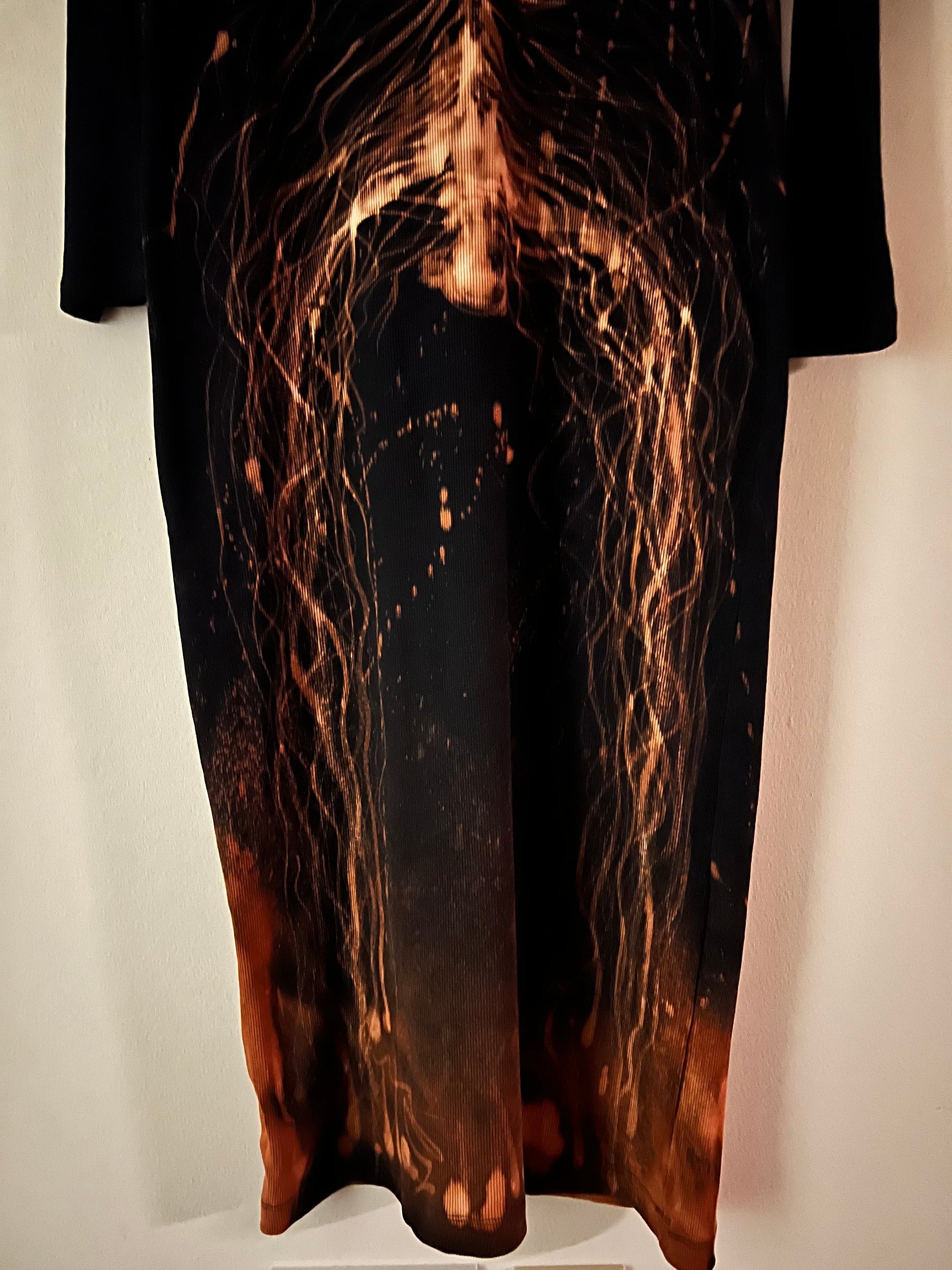 Skeleton Bleach Dress Bleached Art Selfmade Bones Skeletons Spine Goth ...