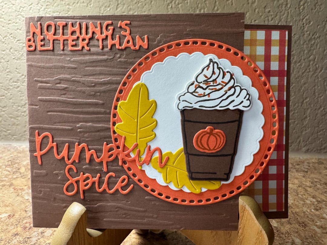 Nothing's Better Than Pumpkin Spice Card - Etsy