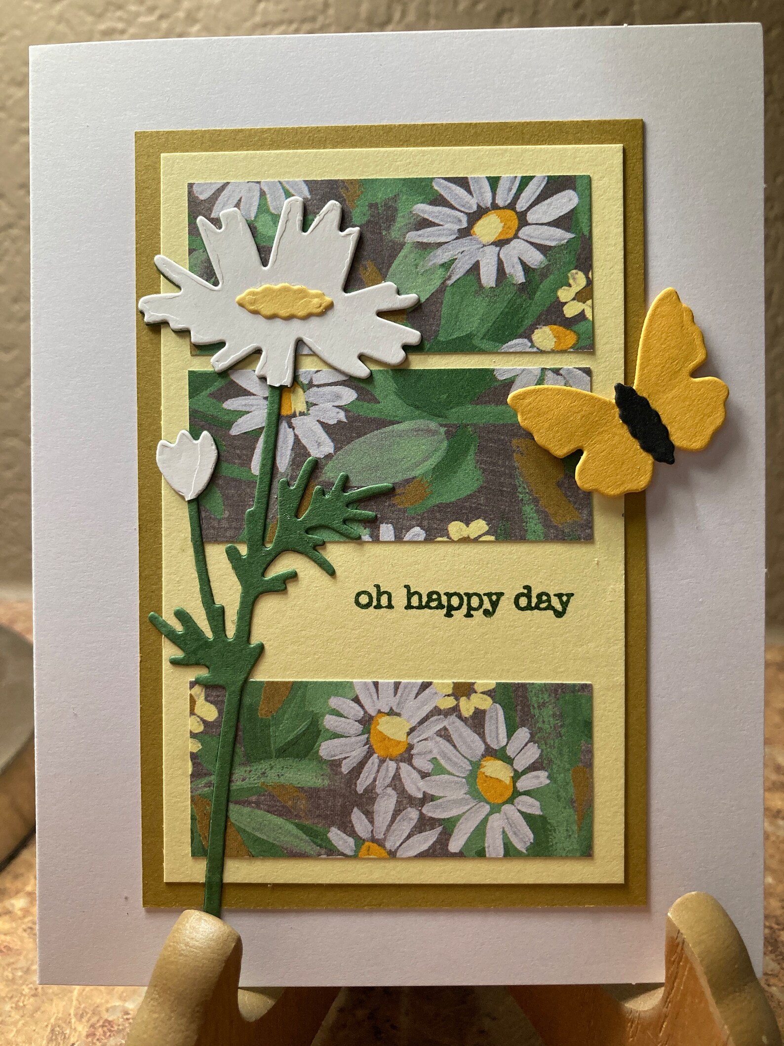 Daisy Greeting Card, Handmade Card, Floral Card, Greeting Card ...