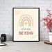 Yellow and Blue Boho Style School Mental Health Rainbow Poster - Etsy