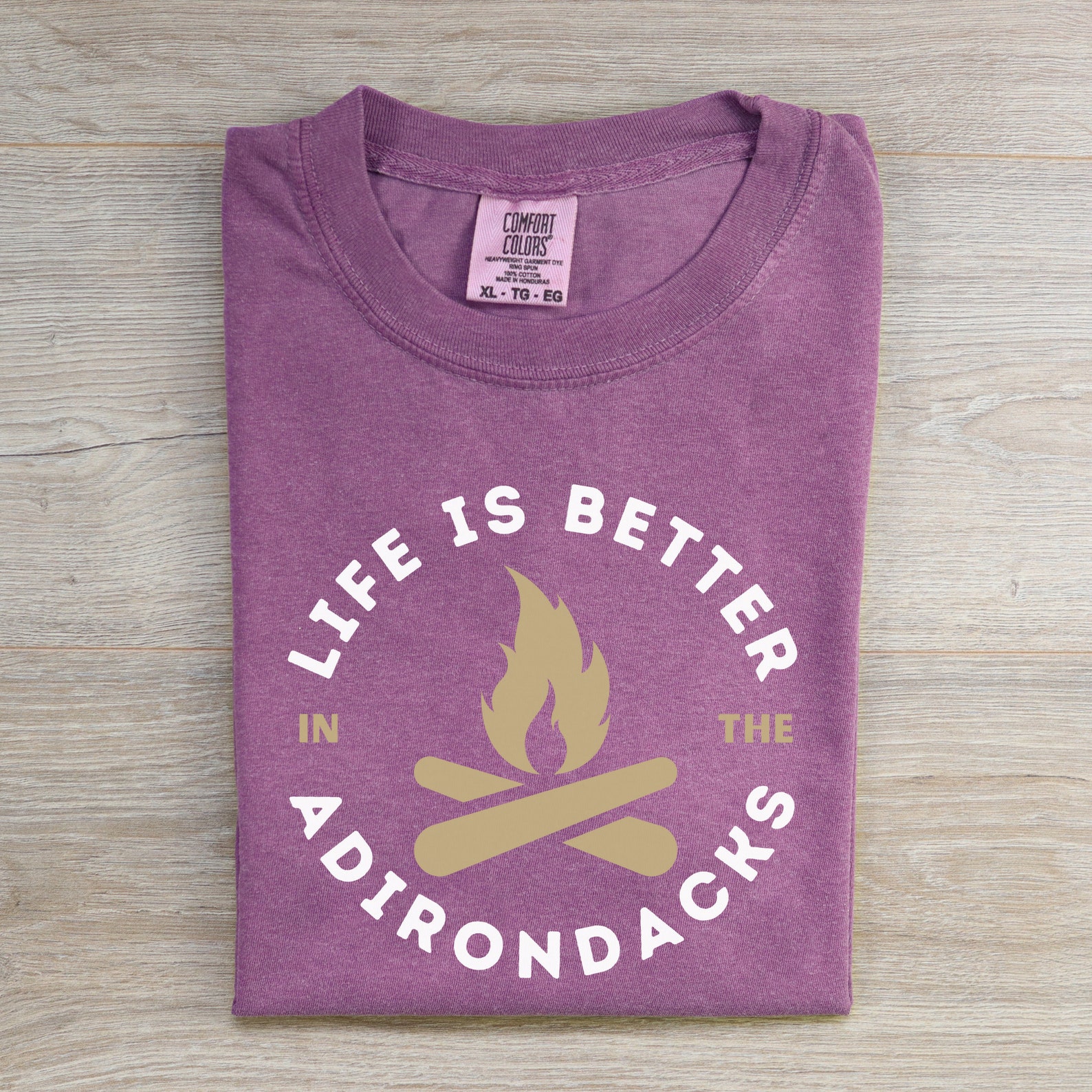 Adirondack Mountains New York T-shirt - ADK Adventure Themed Unisex ...