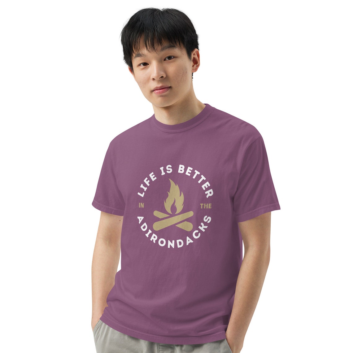 Adirondack Mountains New York T-shirt - ADK Adventure Themed Unisex ...