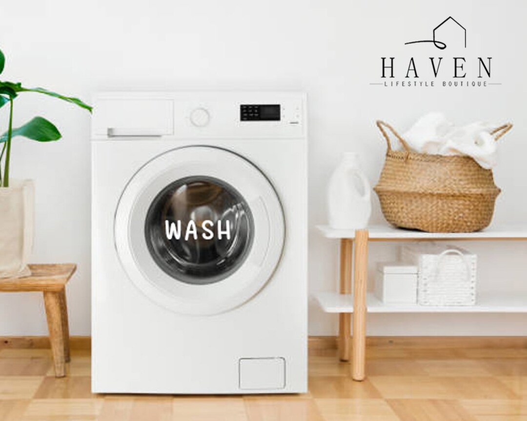 CUSTOM LAUNDRY LABELS Washing Machine Labels Waterproof - Etsy