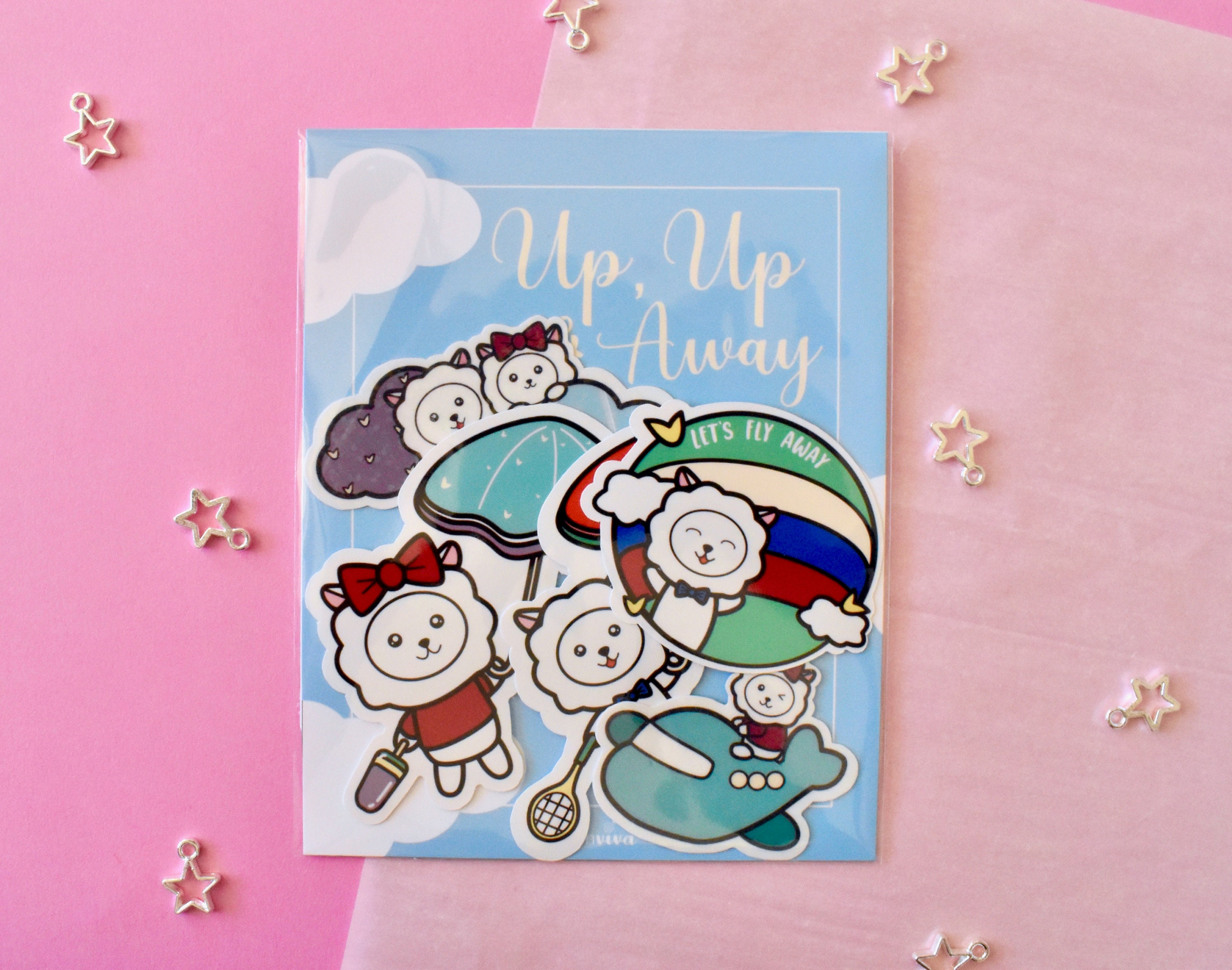Up, Up and Away Sticker Pack | Up Vinyl Sticker | Up Up and Away Dekor ...