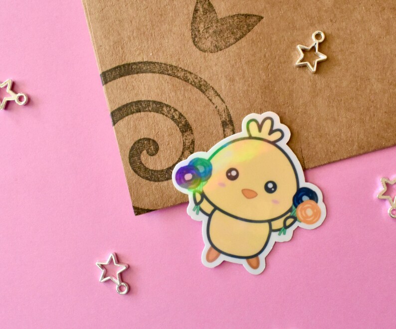 Holographic Peepo Sticker Decals | Chick Decal | Holographic With ...