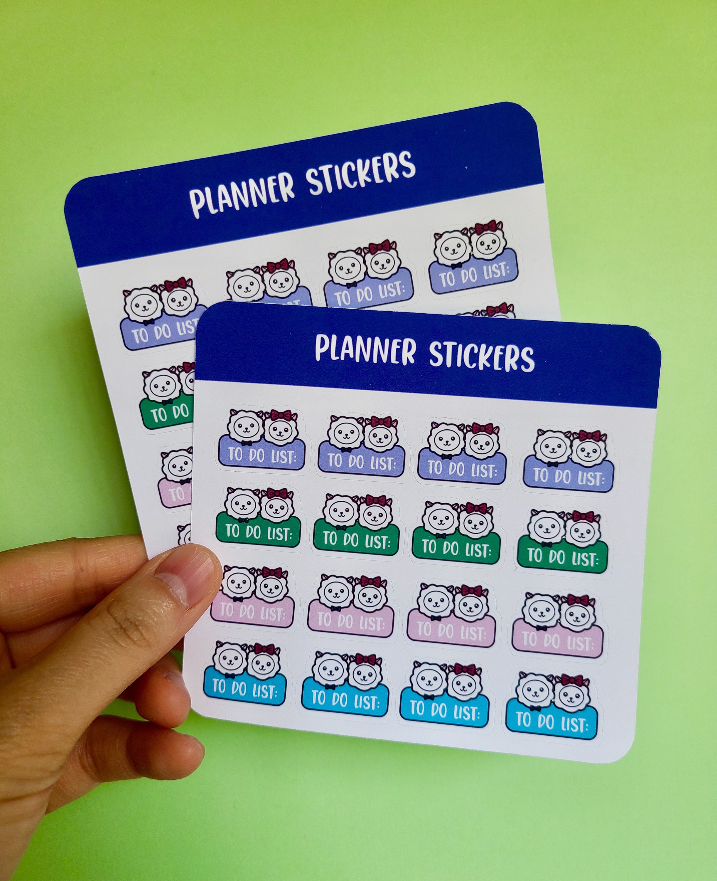 Planner Stickers - TO DO List | to Do List Stickers | Checklist ...