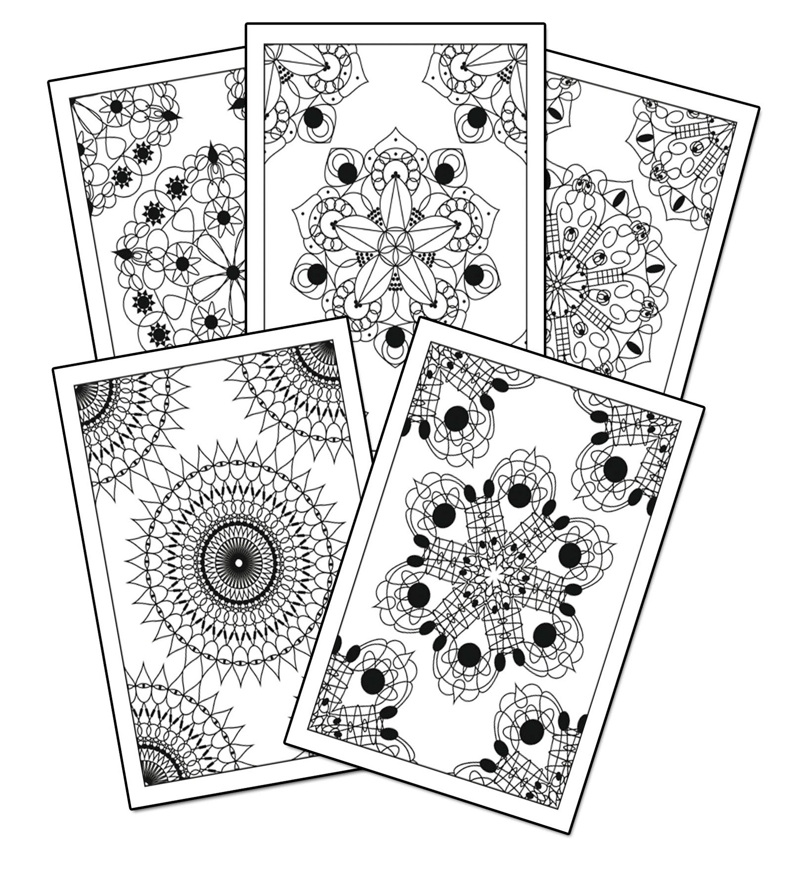 Mandala coloring page mandalas for coloring Female Names | Etsy