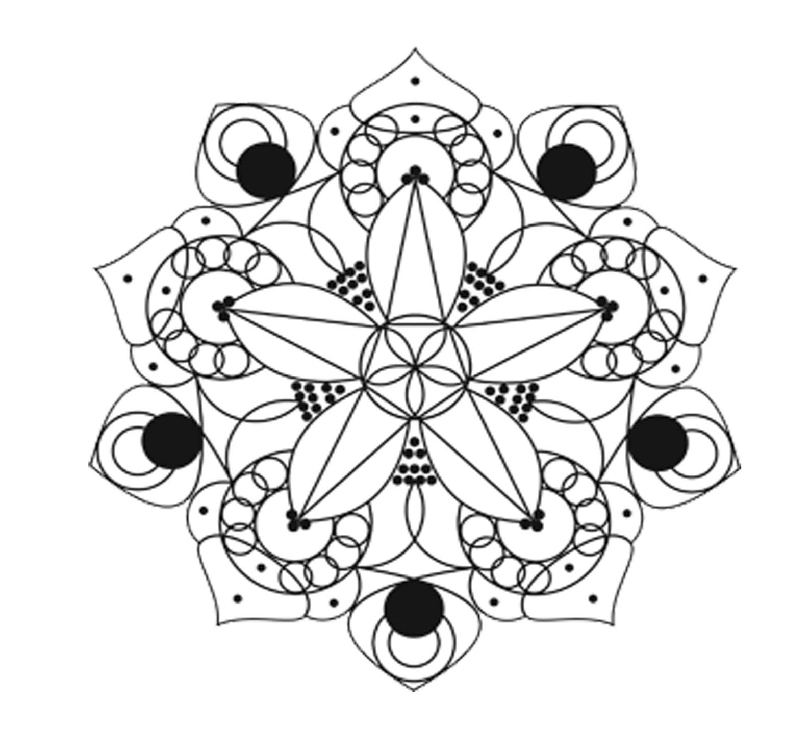 Mandala coloring page mandalas for coloring Female Names | Etsy