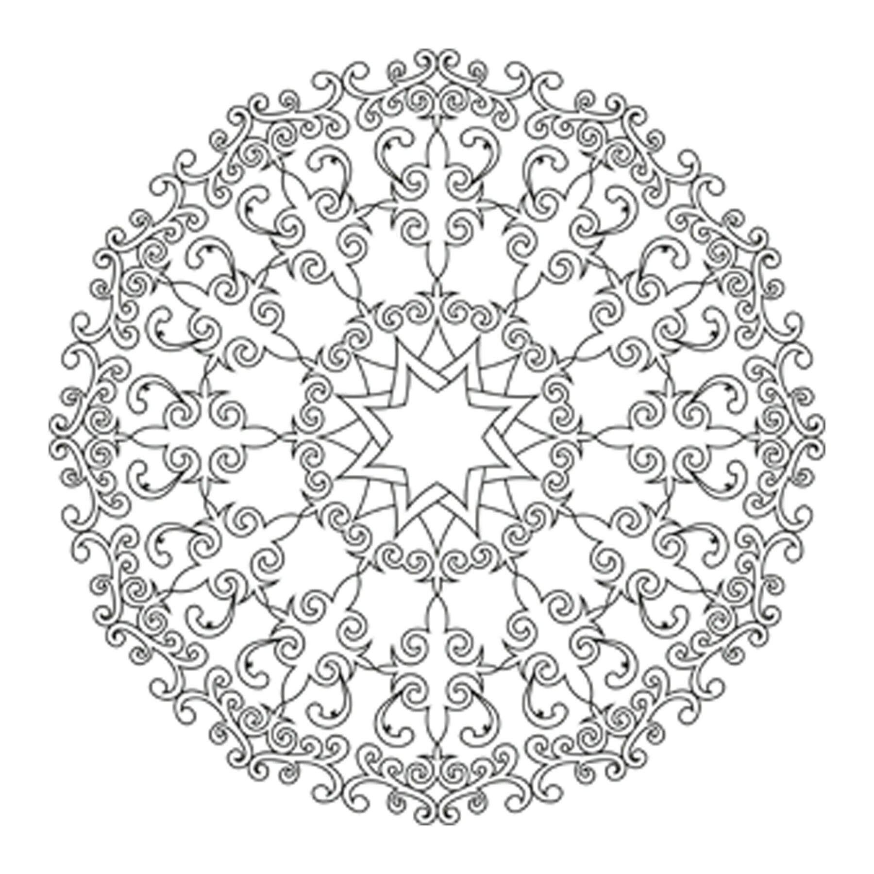 Mandala Coloring Page, 6 Pages for Coloring, Wind, Relax - Etsy