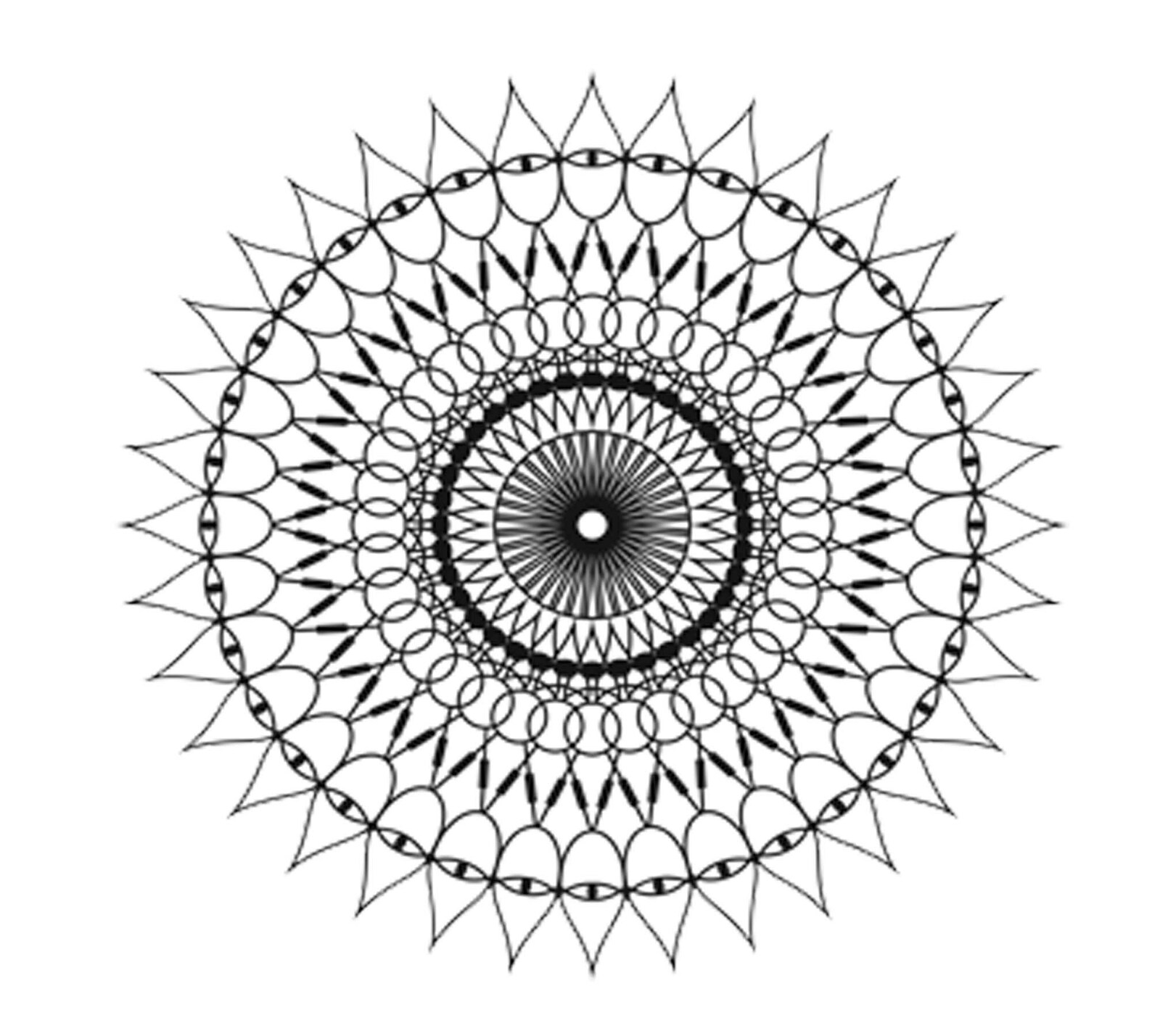 Mandala Coloring Page Mandalas for Coloring Female Names | Etsy
