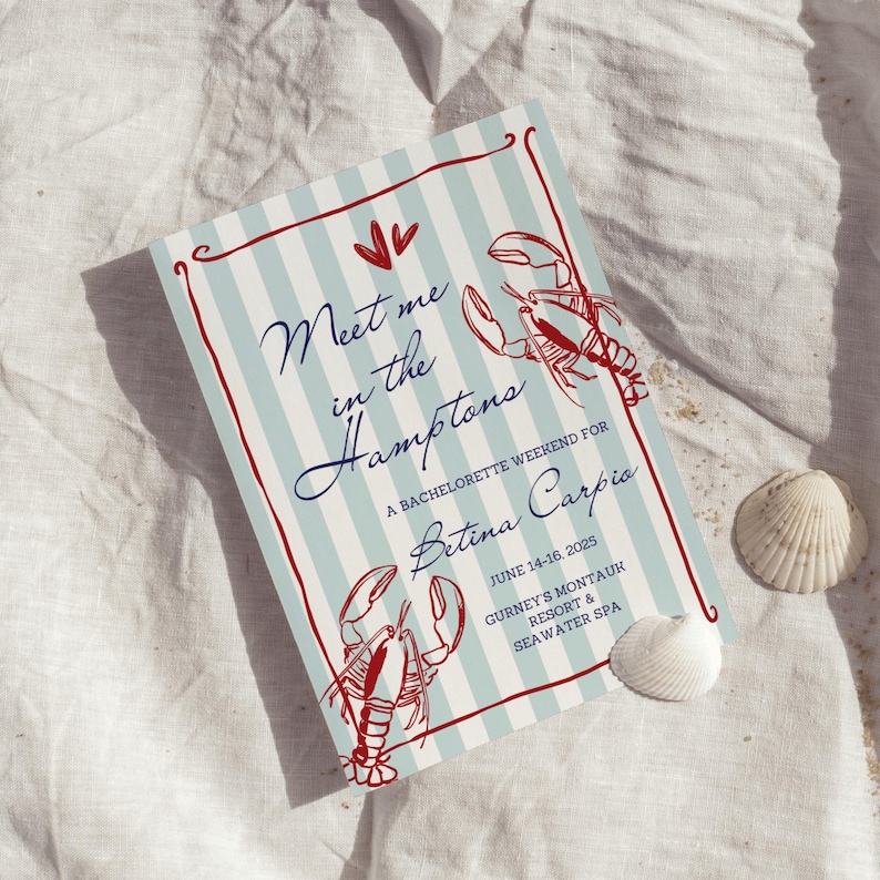 Hamptons Lobster Bachelorette Itinerary | Coastal Grandma Bach Party ...