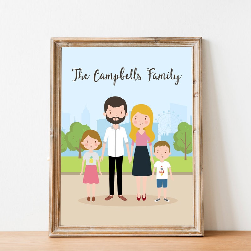 Custom Family Portrait - Etsy