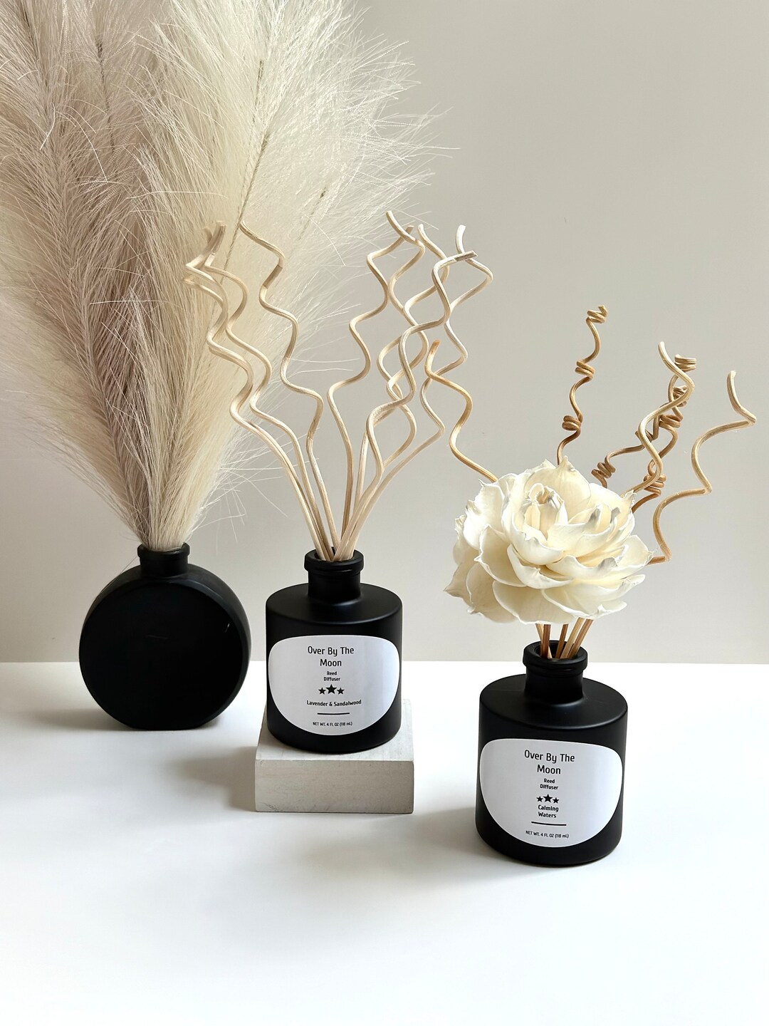 Modern, Elegant Black Reed Diffuser - Etsy