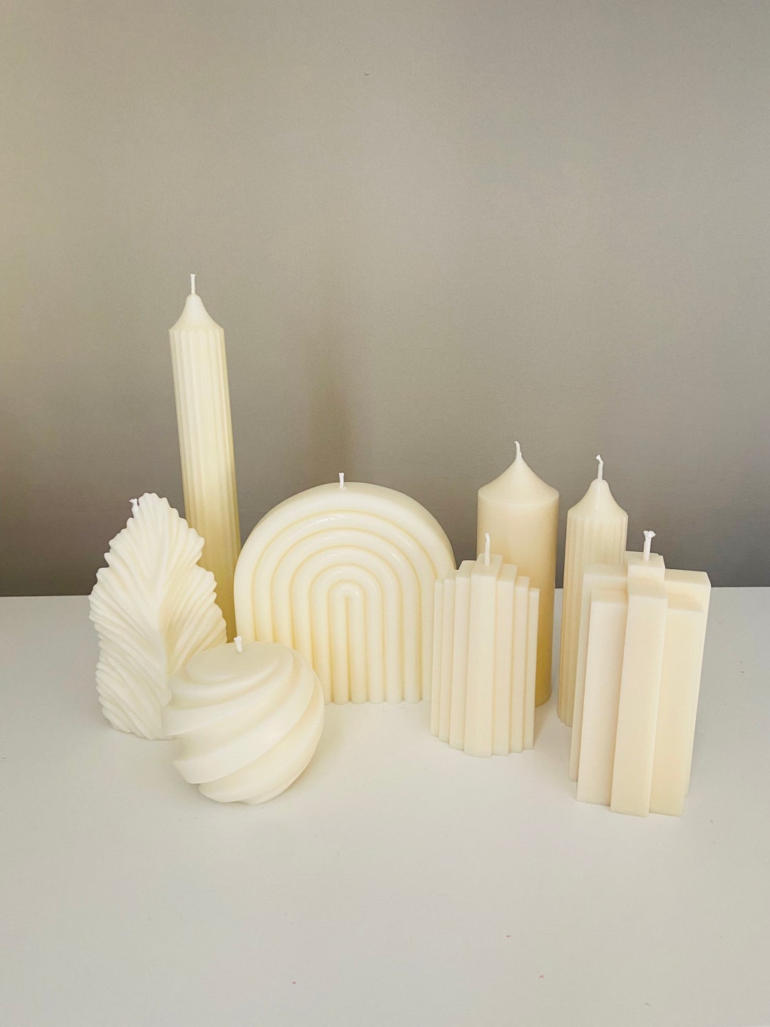 The White Collection: Modern, Stylish and Sleek Candles for A Neutral ...