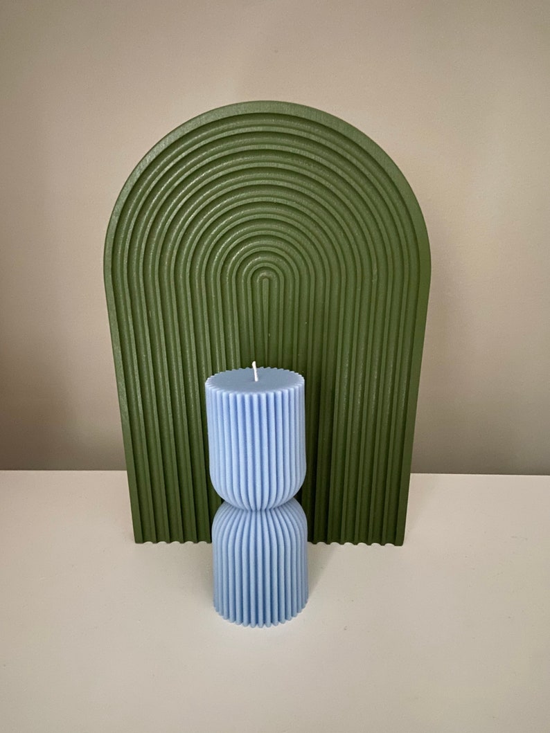 Modern Geometric Pillars: Bold Designs With Colors Inspired by - Etsy