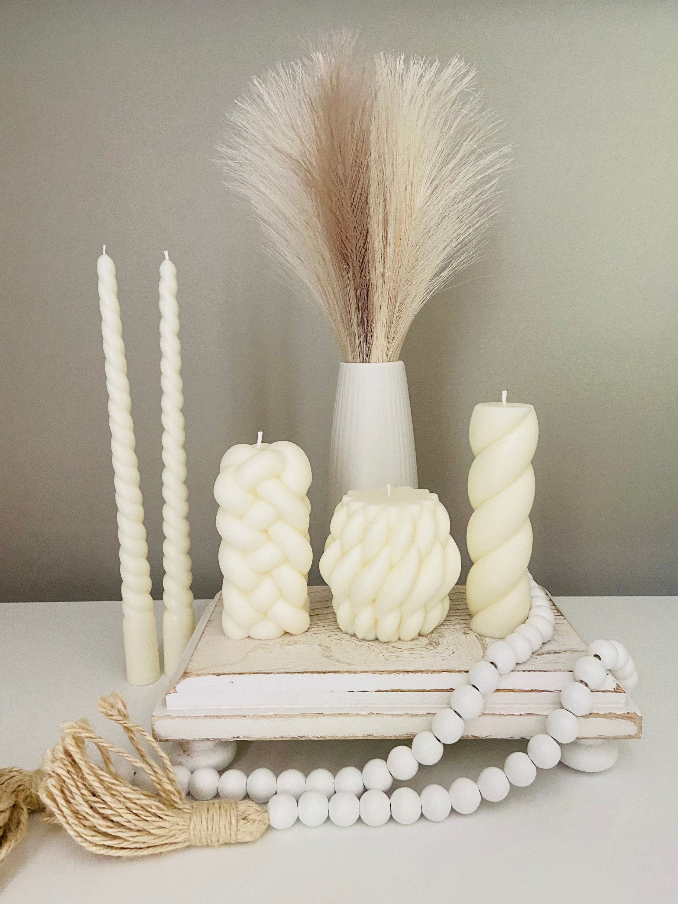 The Twisted Collection: Braided Boho Inspired Candles - Etsy