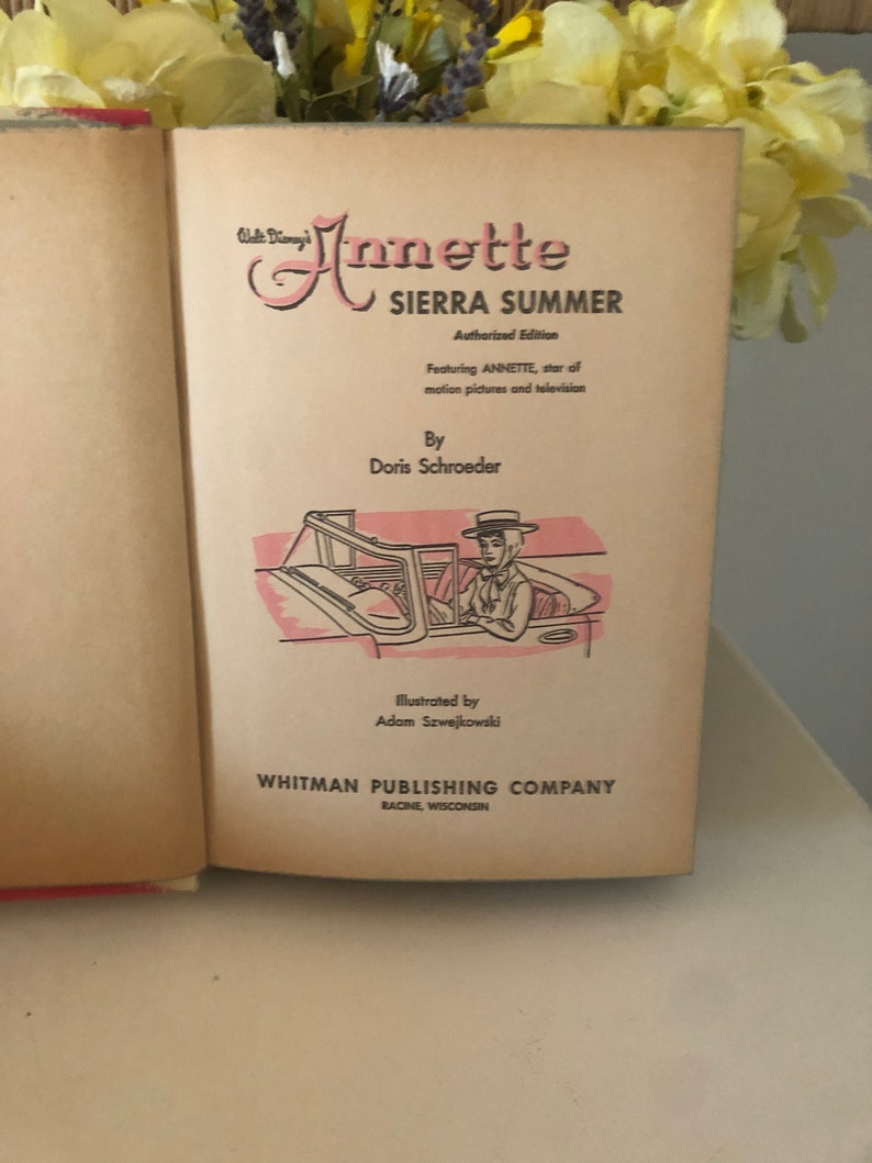 Walt Disney's Annette Sierra Summer Hardcover Book - Etsy