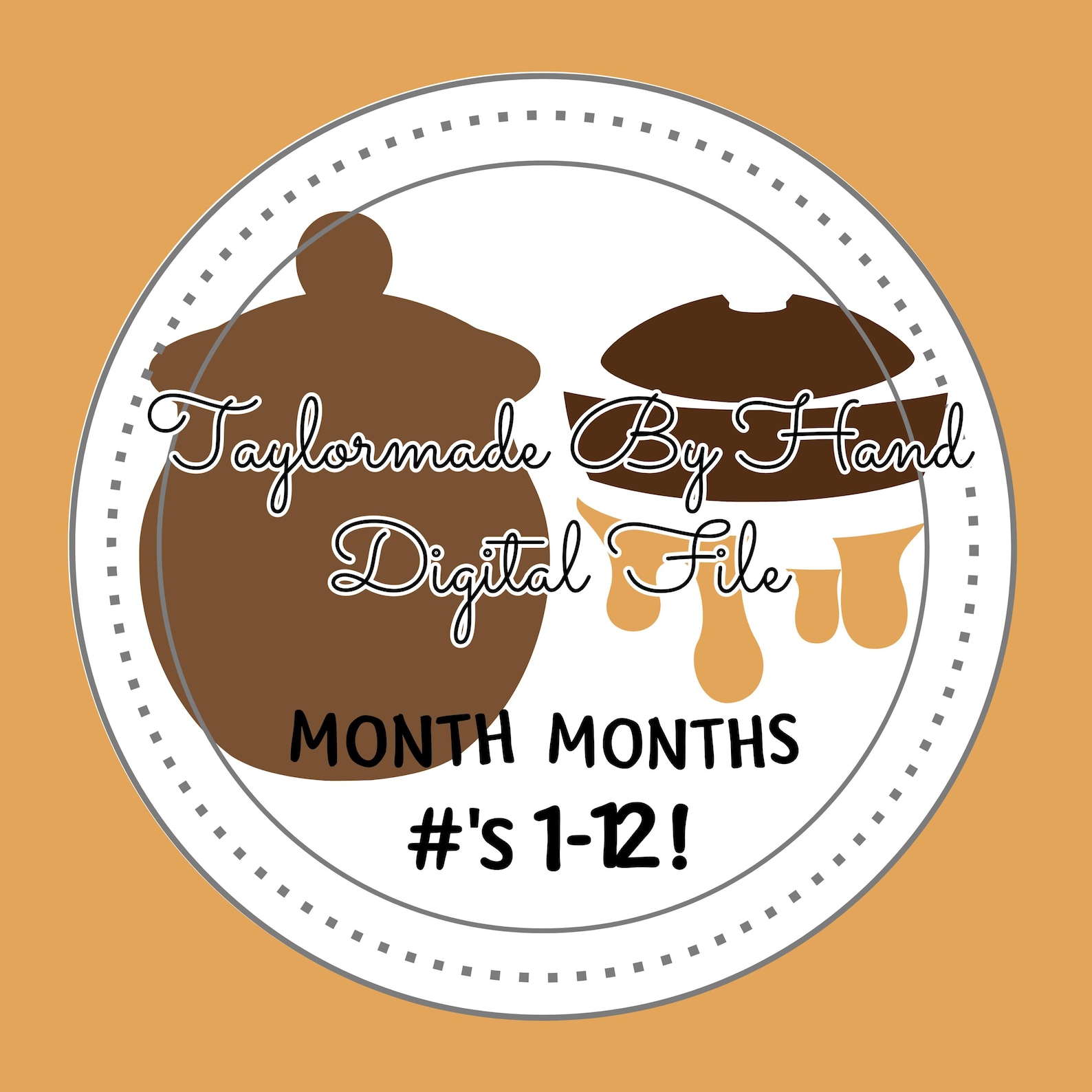 Honey Pot Milestone SVG File // Instant Download // Winnie the Pooh ...