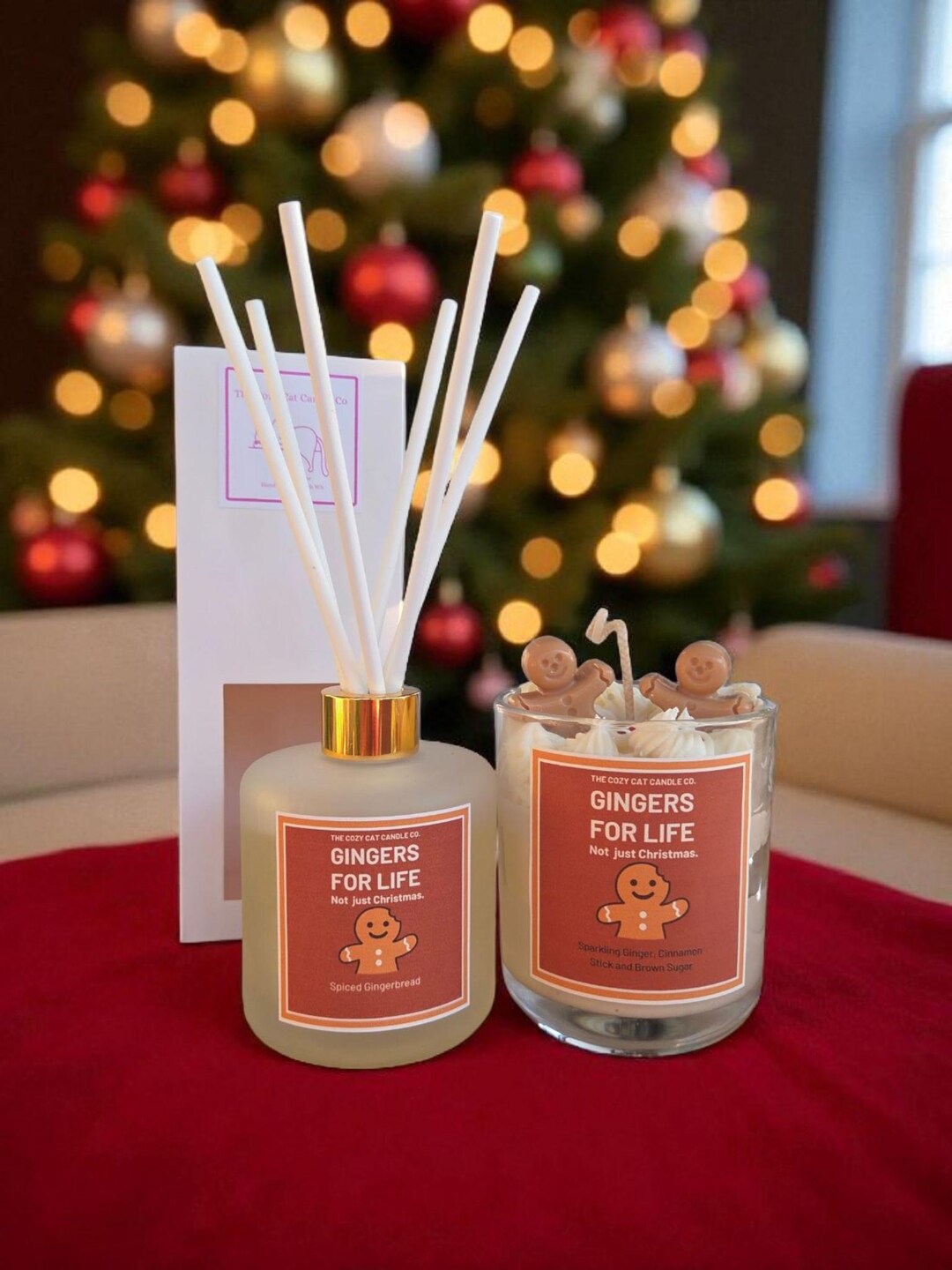 Gingerbread Scent Reed Diffuser | Eco-friendly Home Fragrance ...