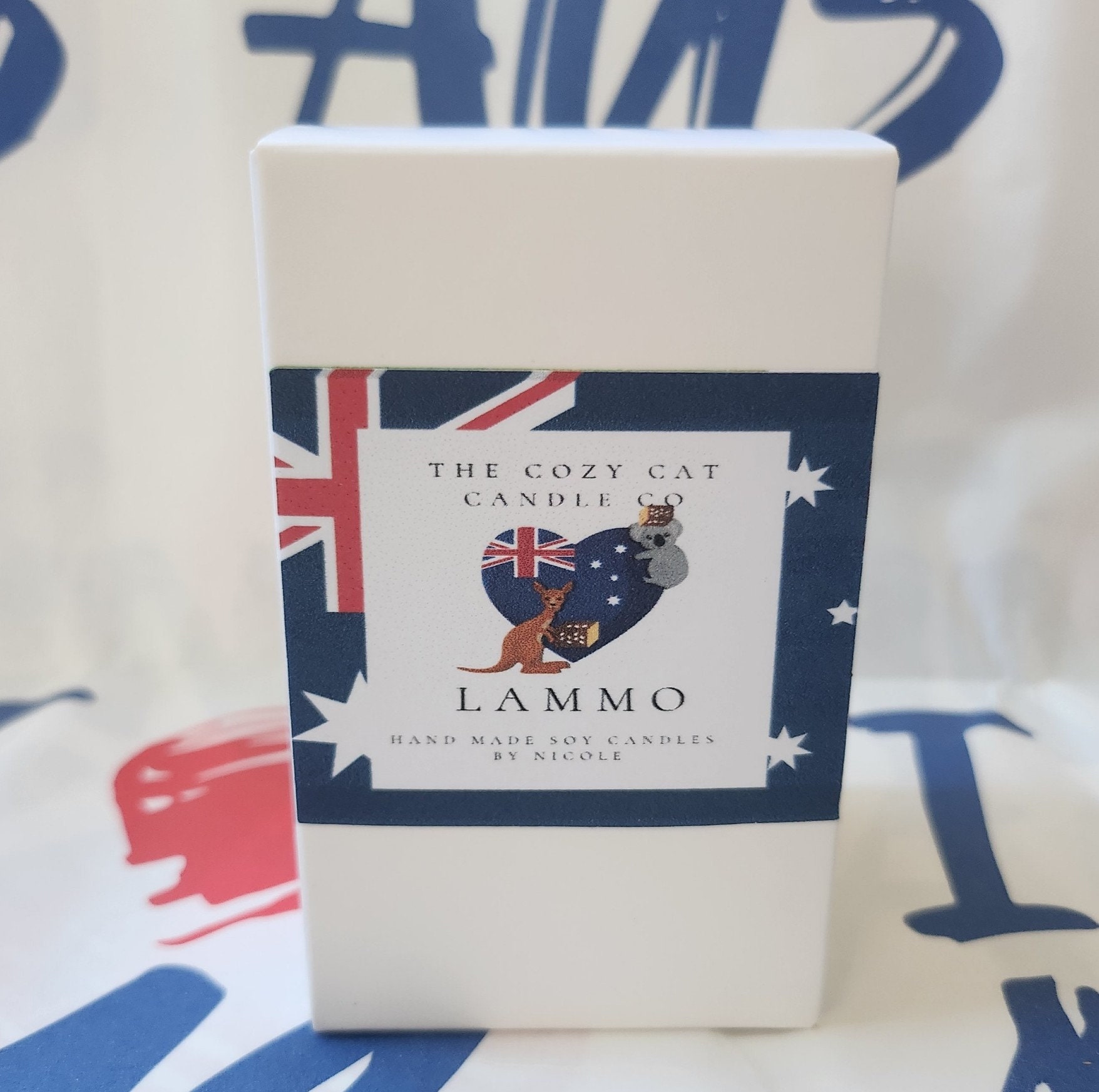 Australia Day Australian Lamington Lammo Strong Scented Soy Candle ...