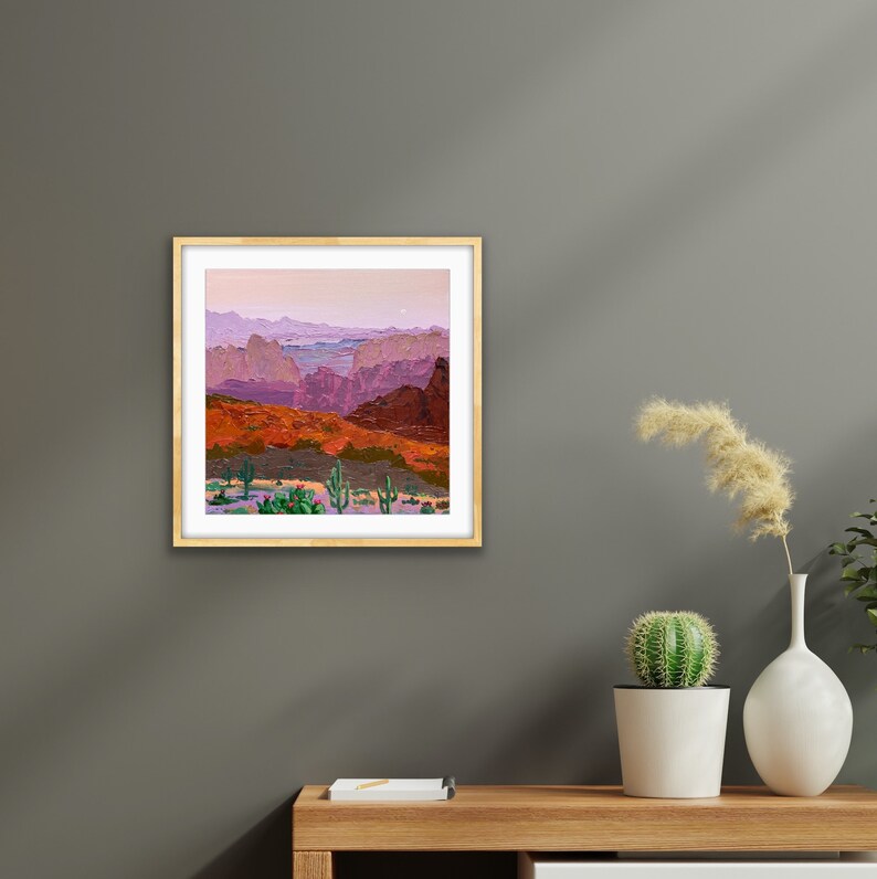 Art Print Desert Dawn Lustre Photo Inkjet or Matte Giclee - Etsy