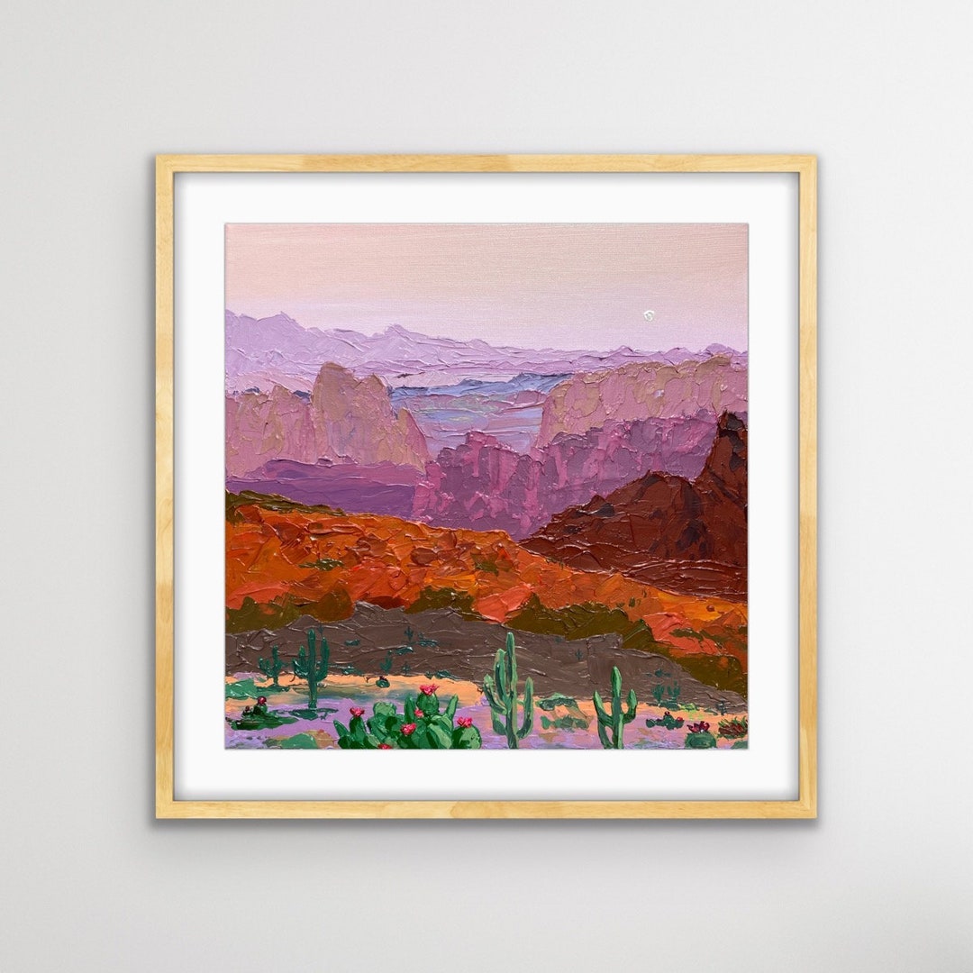 Art Print | Desert Dawn | Lustre Photo Inkjet or Matte Giclee Print of ...