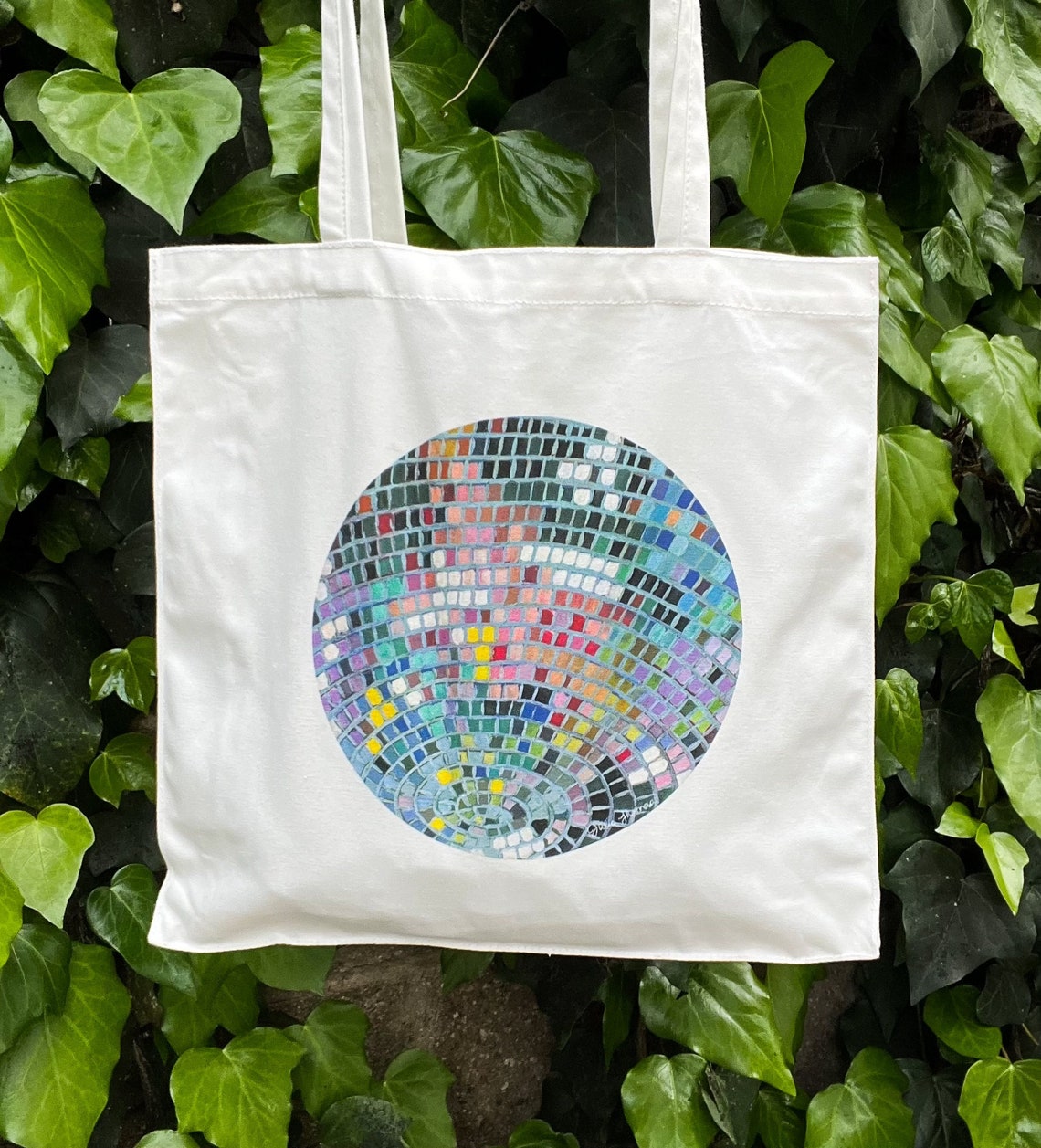 Disco Ball Tote Bag Summer Tote Bag Cotton Tote Bag Tote Bag Aesthetic ...