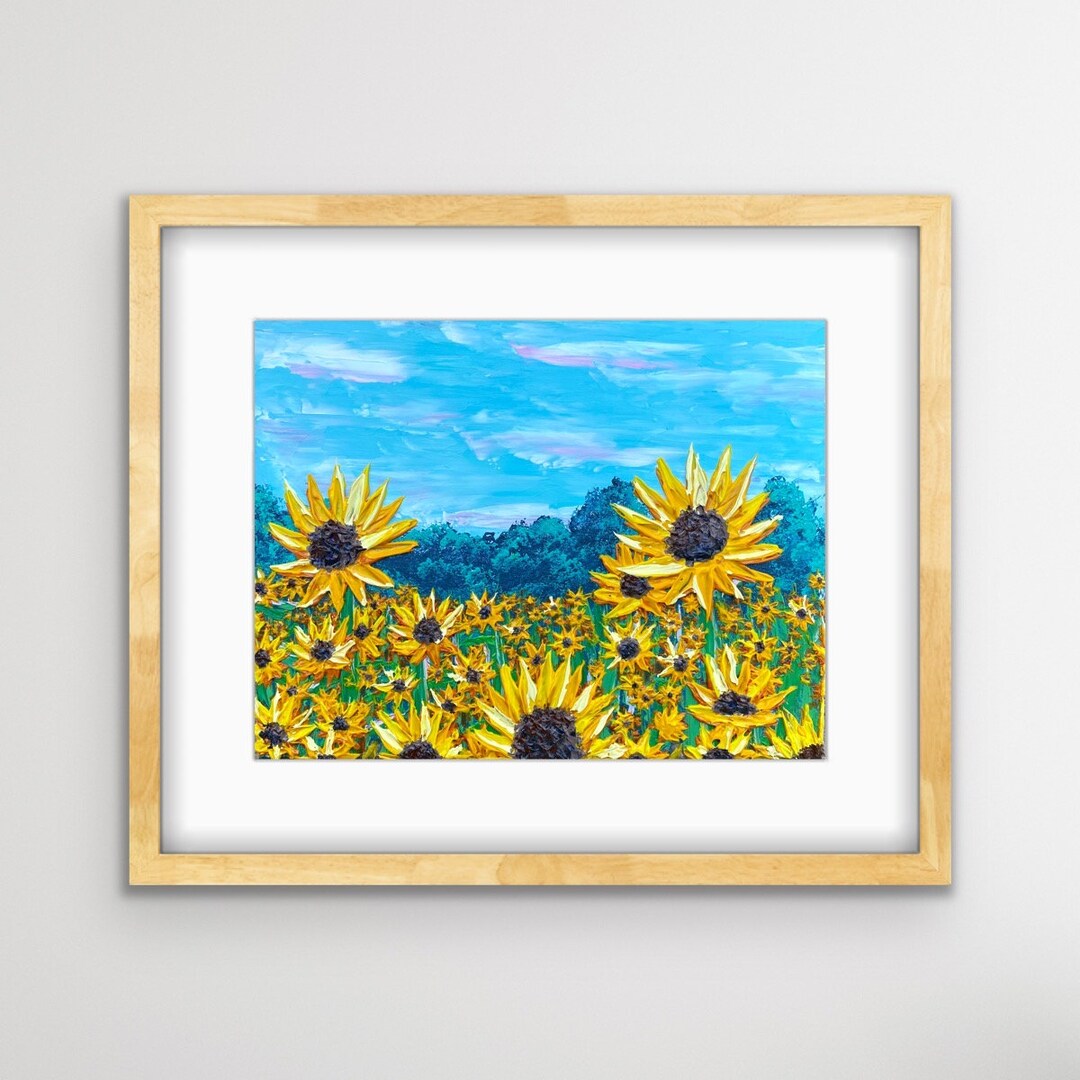 Art Print | Kansas Sunflowers | Lustre Photo Inkjet or Matte Giclee ...